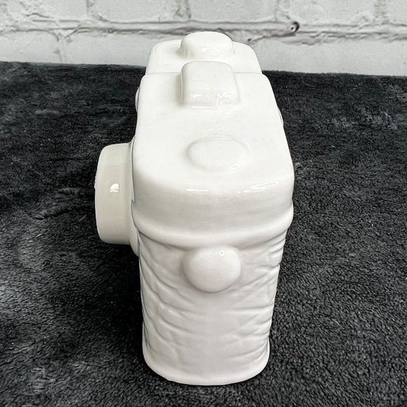 Greenbrier | Accents | Ceramic Camera Decoration Tier Tray Decor White ...